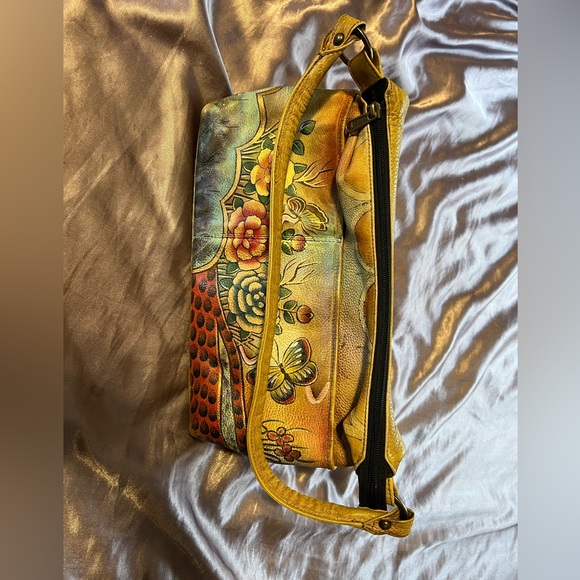 Anuschka | Bags | Anuschka Hand Painted Leather Bag | Poshmark